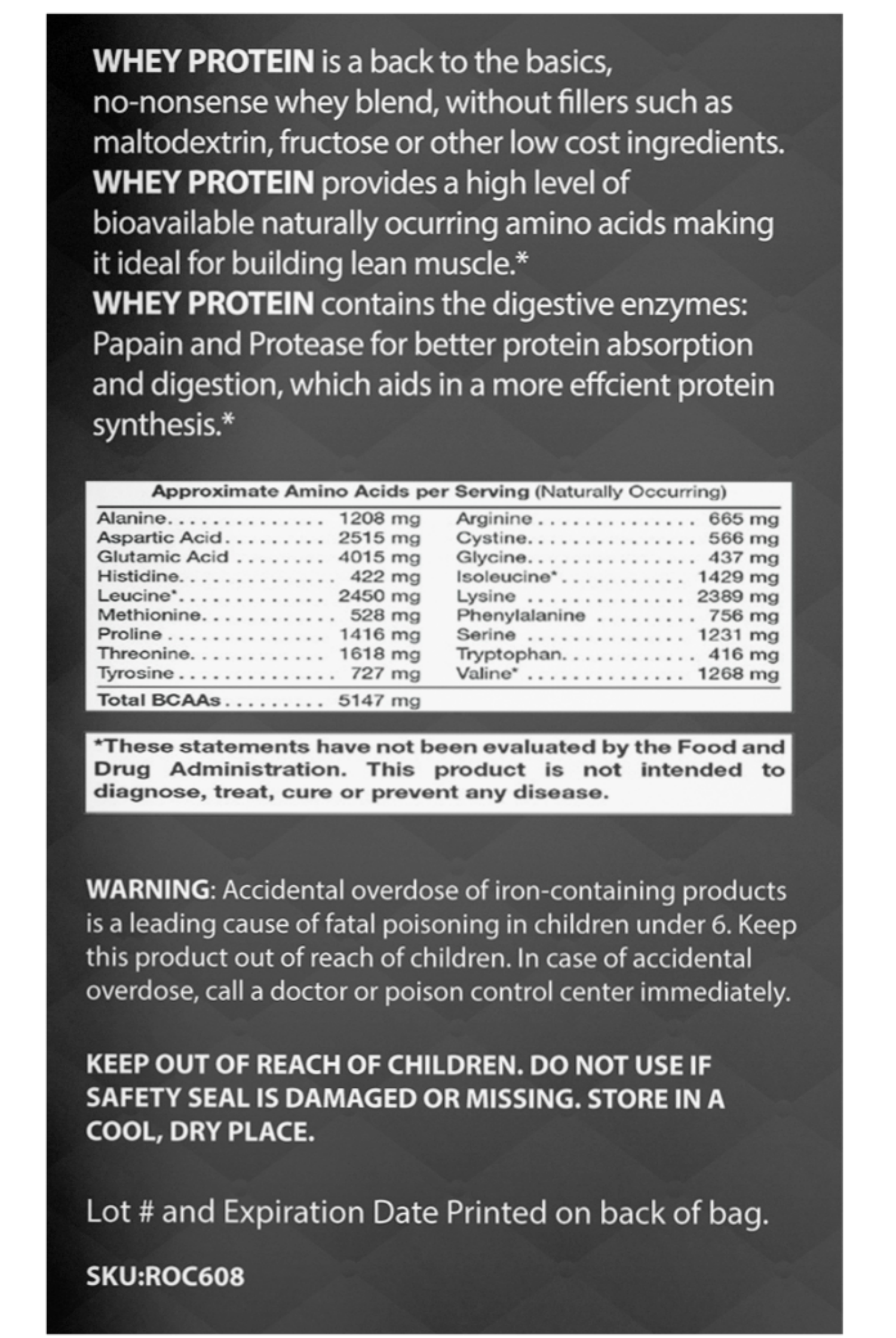 Whey Protein Vanilla – Fitlife Nutrition USA